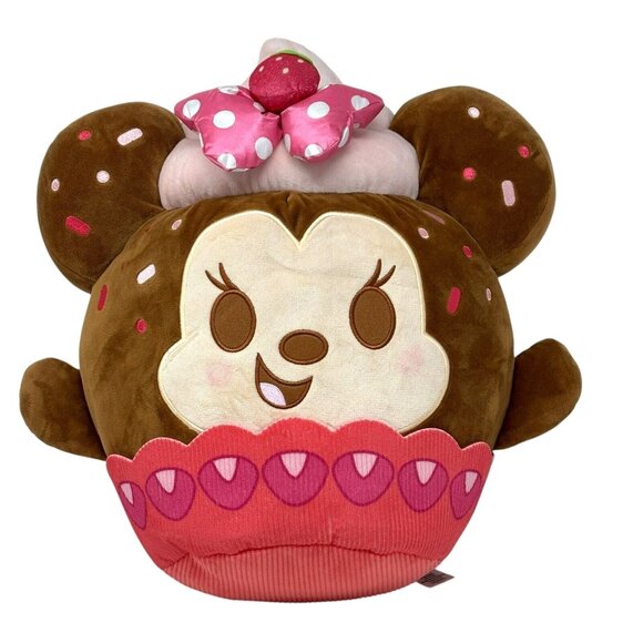 Disney | Toys | Disney Minnie Mouse Munchlings Strawberry Cupcake Plush ...